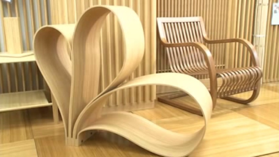 Mobilier din bambus realizat în stilul origami. Video | Cunoaste lumea