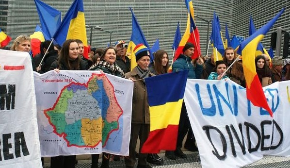 Unioniștii au fost prezenți de 1 Decembrie la Bruxelles pentru a le ...